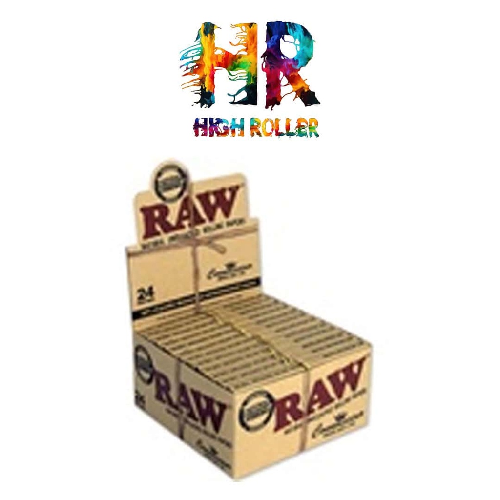 Raw Classic Connoisseur Paper Kingsize Slim Tips High Roller